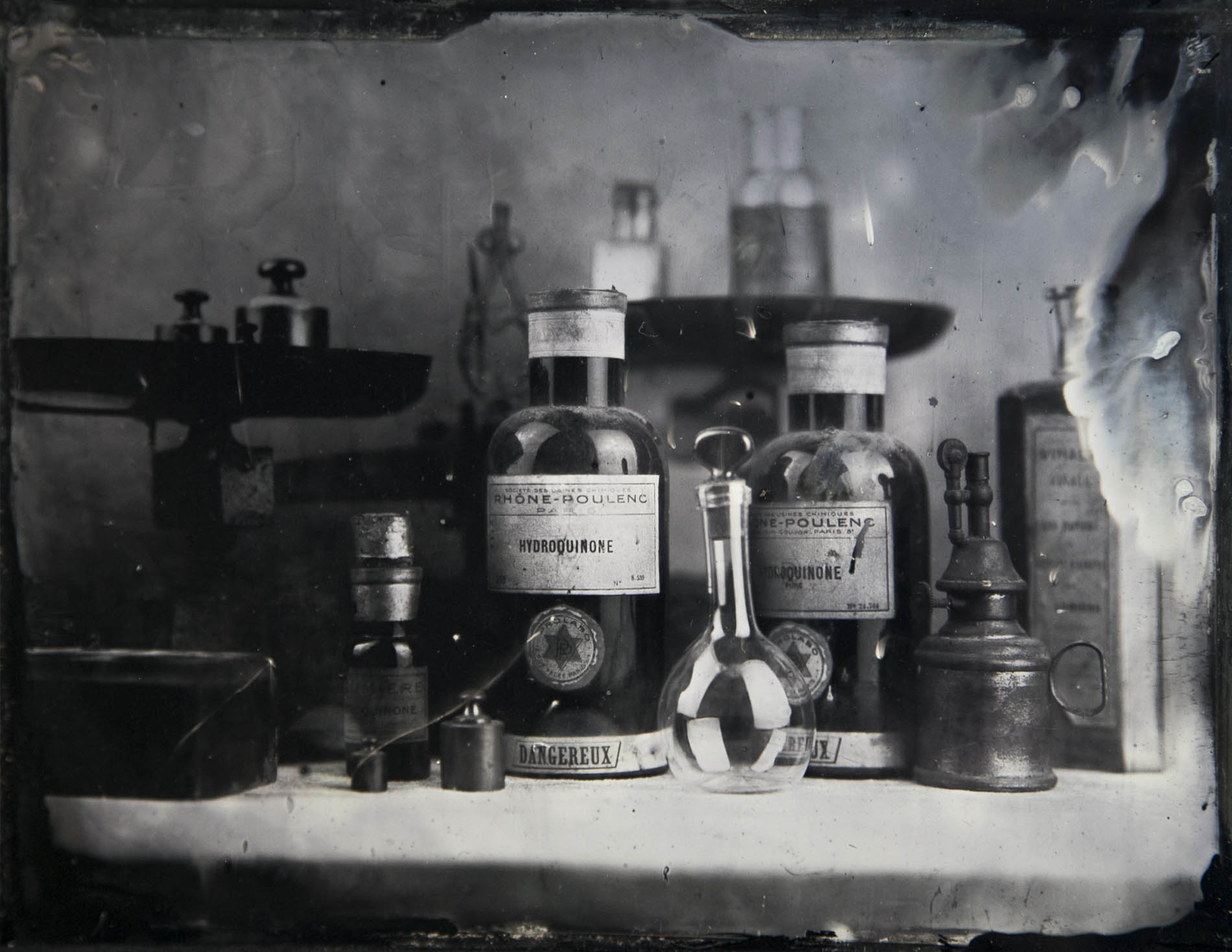 La cage aux fauves - Photos au collodion